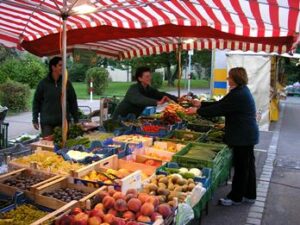 Maggi Sampling Wochenmarkt
